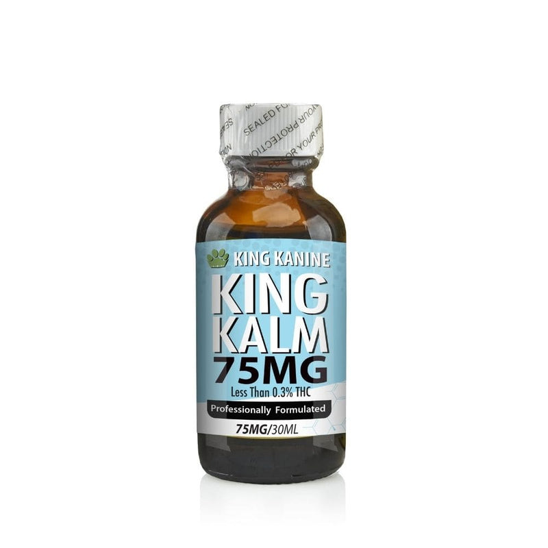 KING KALM™ CBD Oil 75mg - Small Size Cats & Dogs - King Kanine